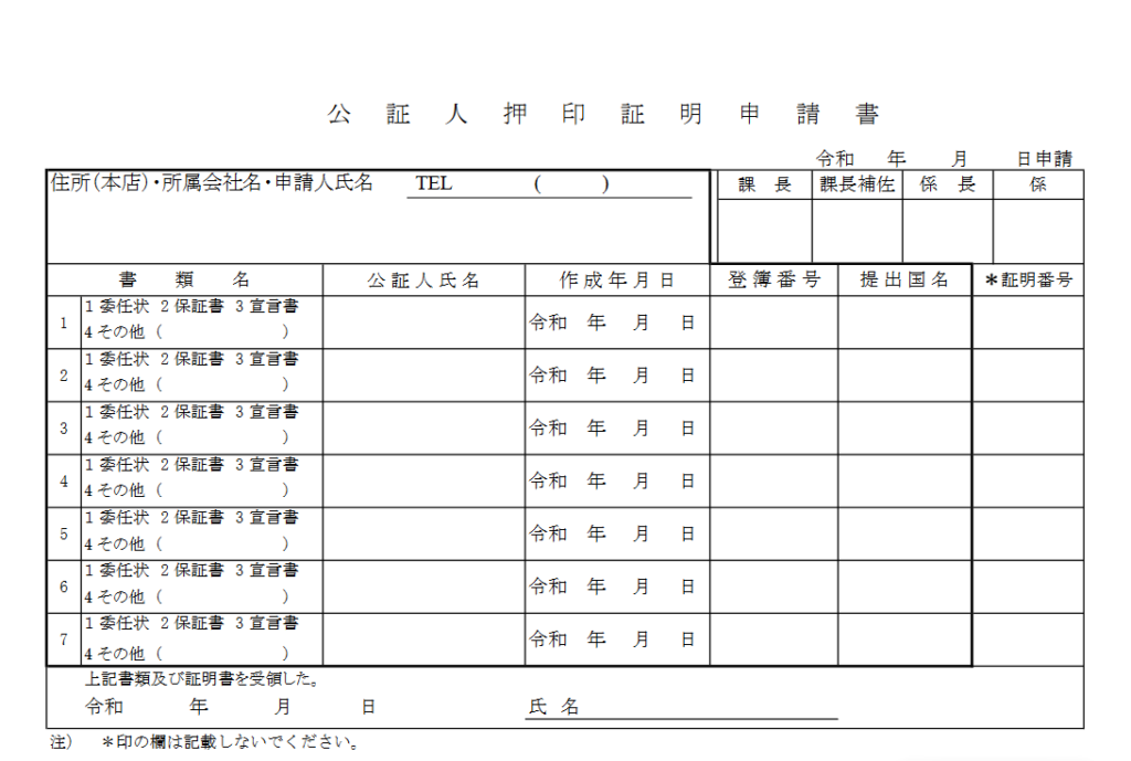 公証人押印証明とは